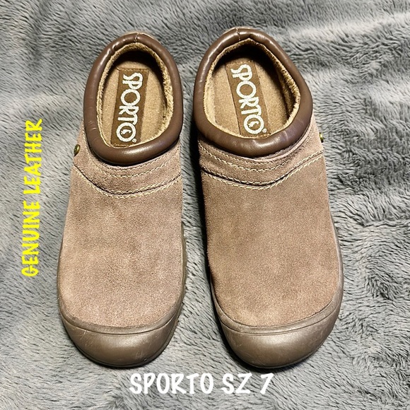 Sporto | Shoes | Sporto Genuine Leather Mules Sz 7 | Poshmark